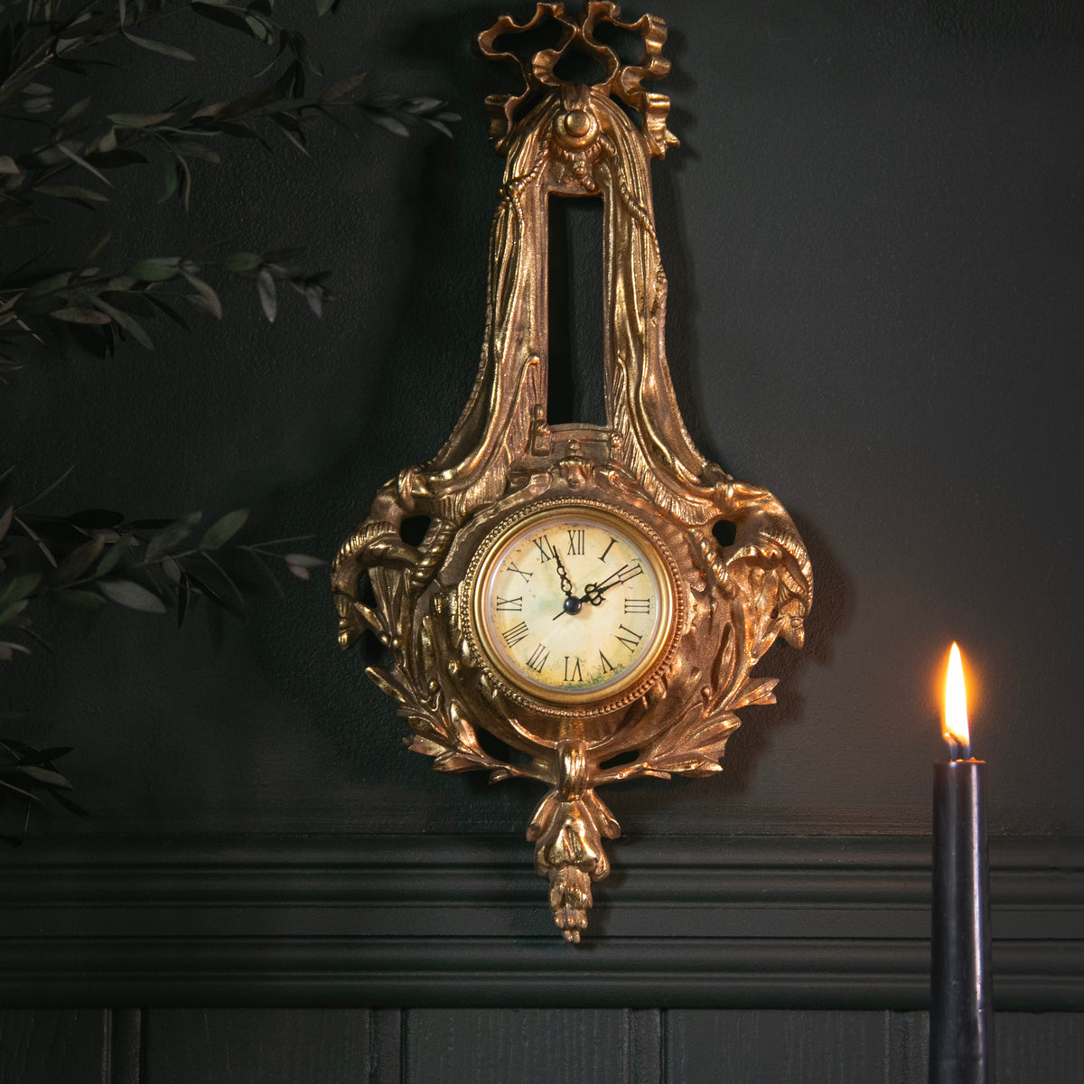 Baroque Wall Clock – Carbon Row