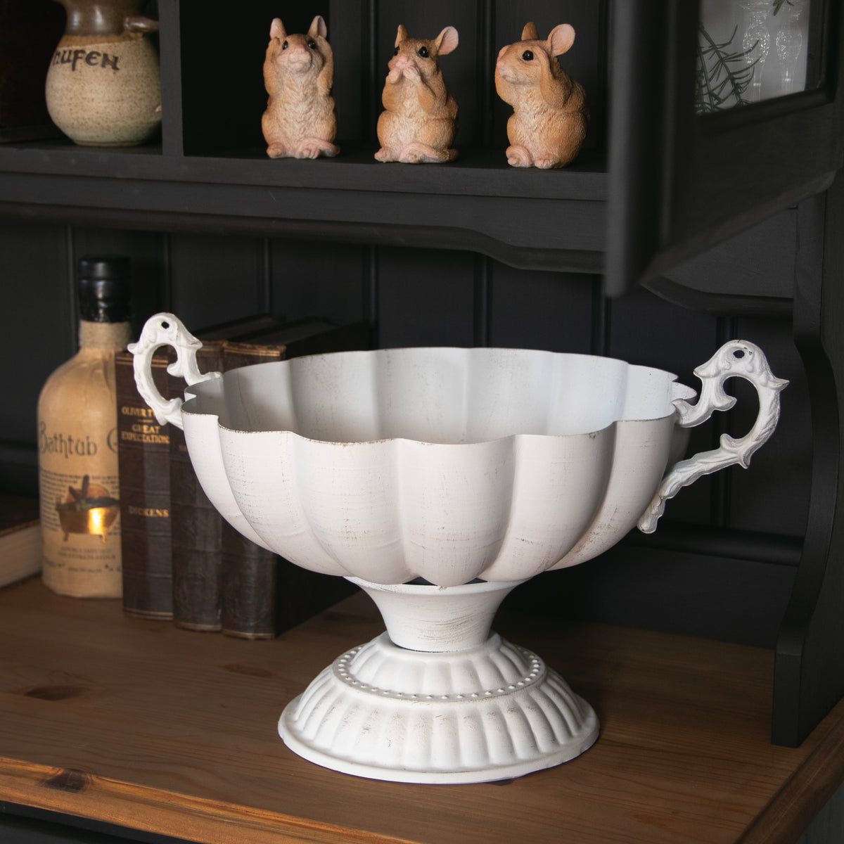 Roman Handled Planter - White – Carbon Row